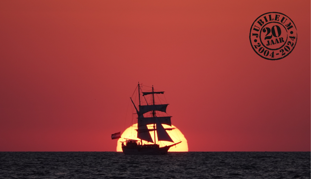 Zeilschip Bounty viert 20-jarig jubileum